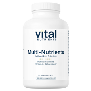 Vital Multi-Nutrients without Iodine & Iron – Natural Restorative Nutrition